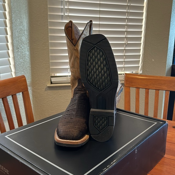 Lucchese | Shoes | Lucchese Rowdy Caiman Barn Boot | Poshmark